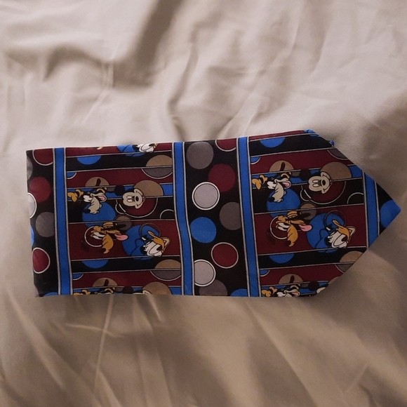 Disney | Accessories | Disney Mickey Goofy Pluto Donald Tie Vintage ...